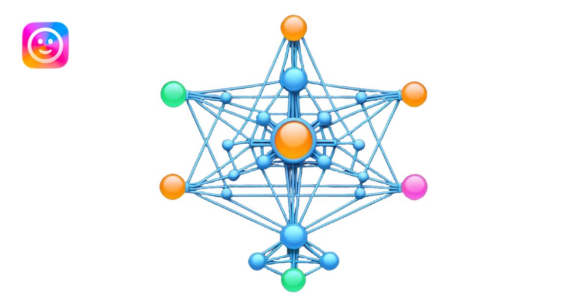 a 2-3-2 multi-layer perceptron emoji | AI Emoji Generator