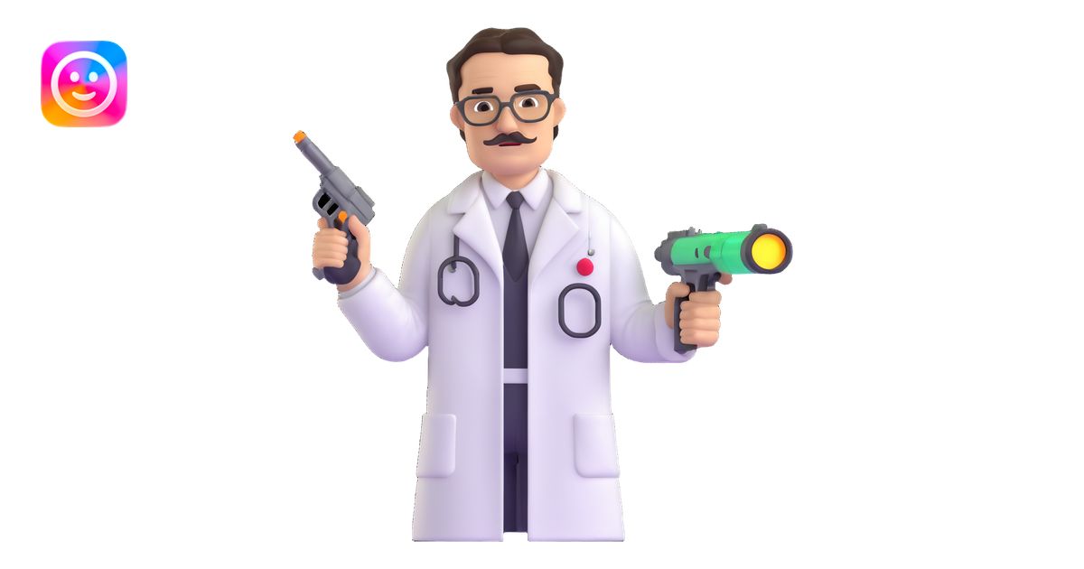 Edward Richtofen mad scientist from Call of Duty Zombies emoji | AI ...