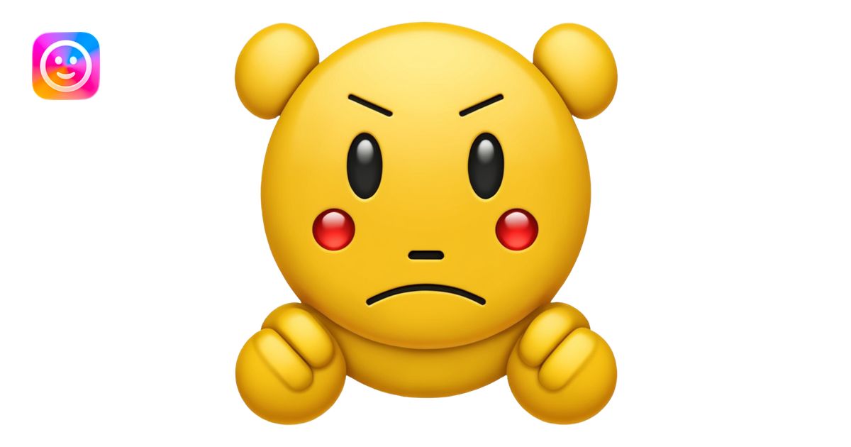 sad emoji just like in the pacman emoji | AI Emoji Generator