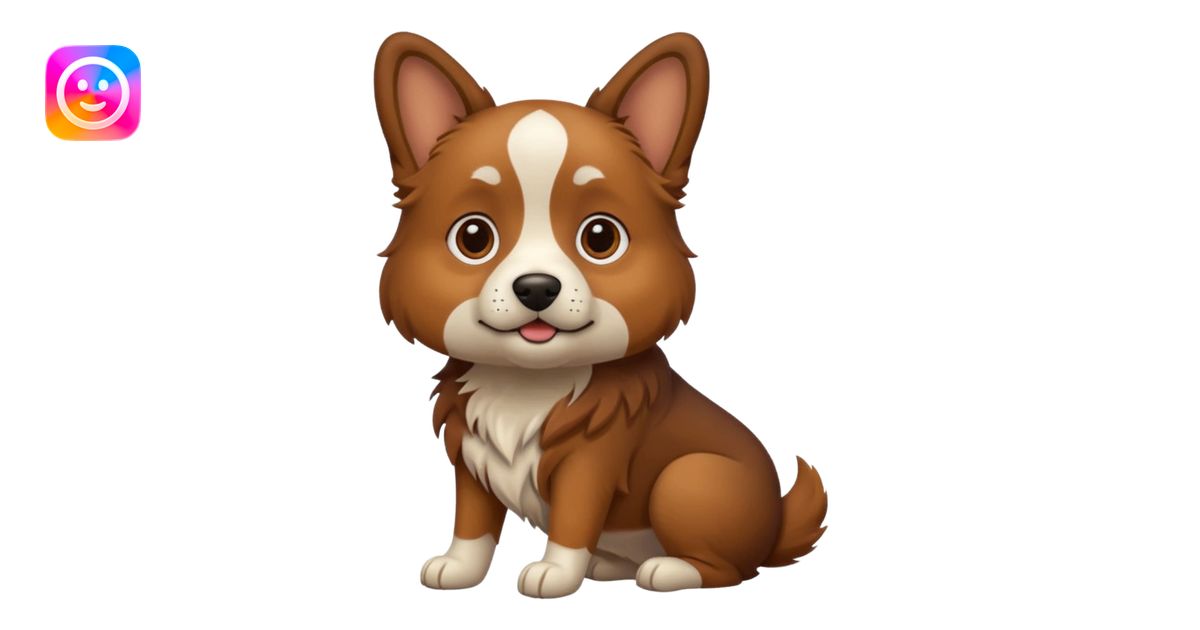 perro cagando Una popi emoji | AI Emoji Generator