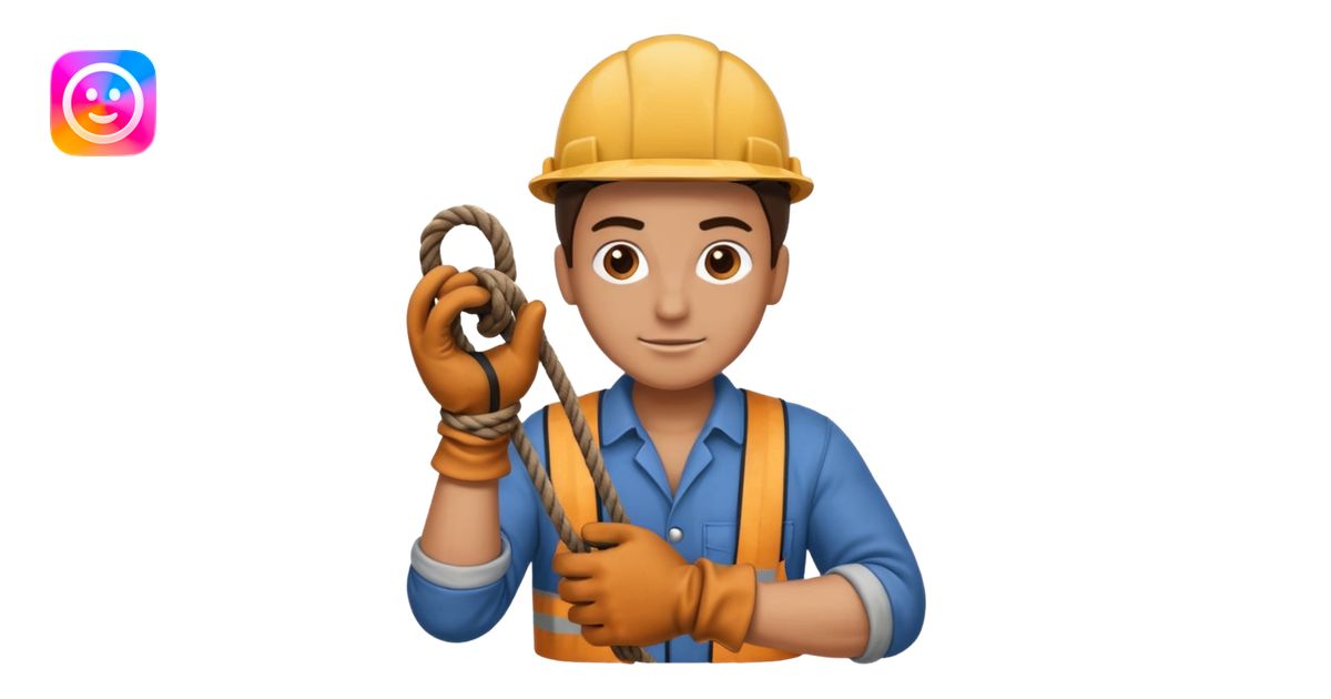 can you make a generic emoji of an individual (who works on a dock, but ...