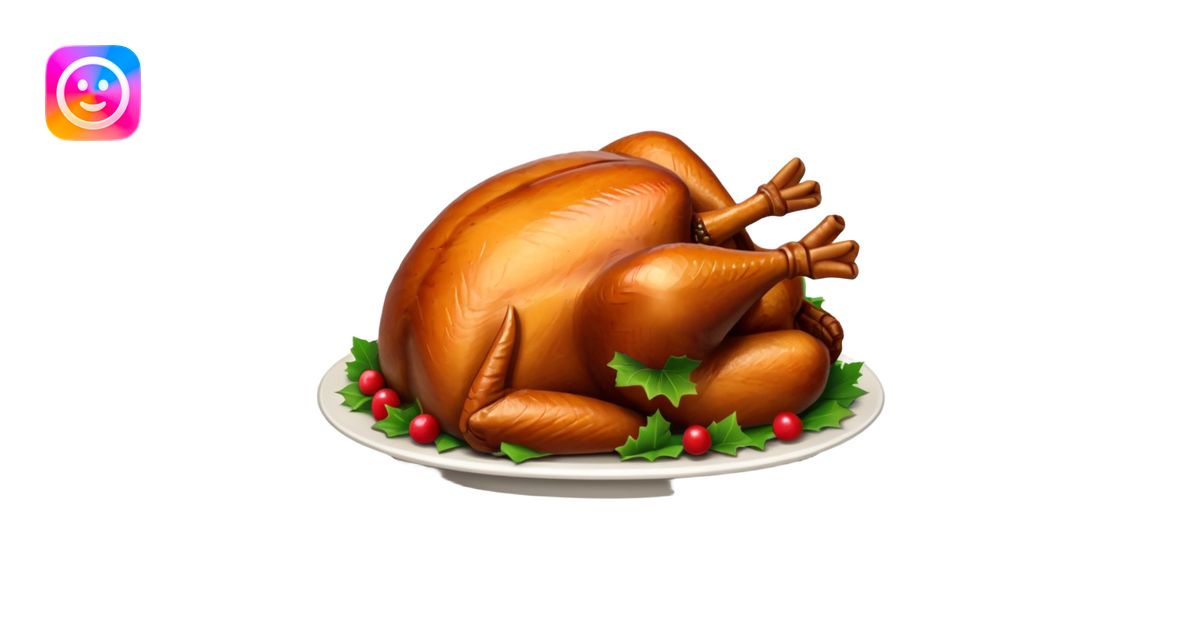 roast turkey emoji | AI Emoji Generator