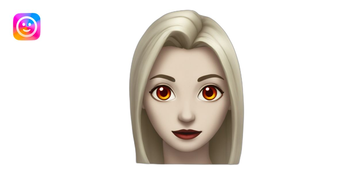 Sylvanas-with-whiteskin-red-eyes emoji | AI Emoji Generator