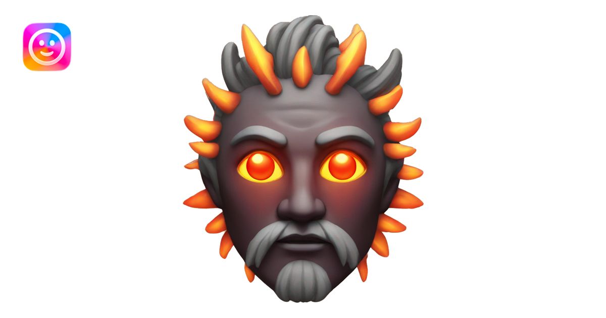 red sun god emoji | AI Emoji Generator