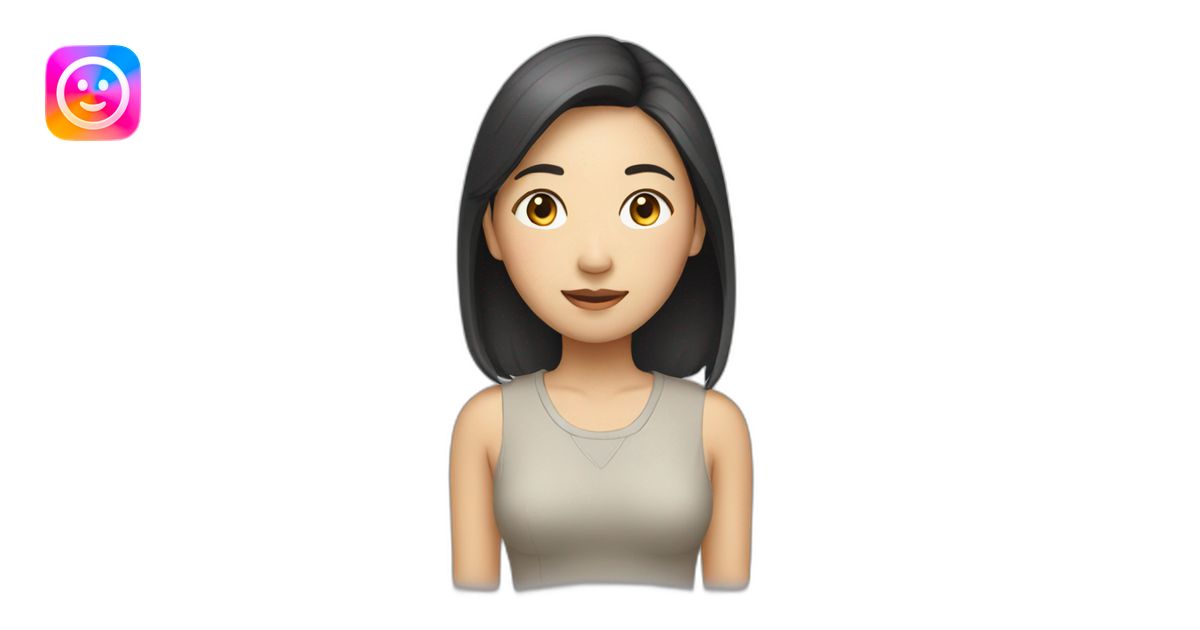asian female living life emoji | AI Emoji Generator