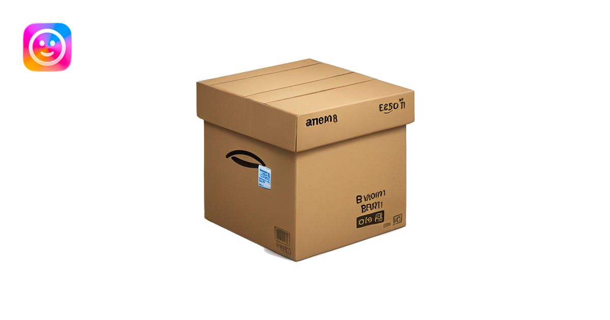 Amazon delivery box open emoji | AI Emoji Generator