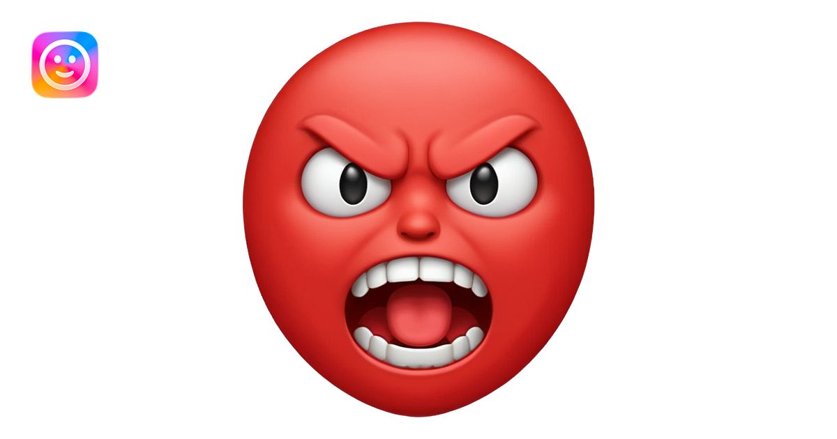 gum tsion emoji very not nice rude shouting ragebaiter emoji | AI Emoji ...