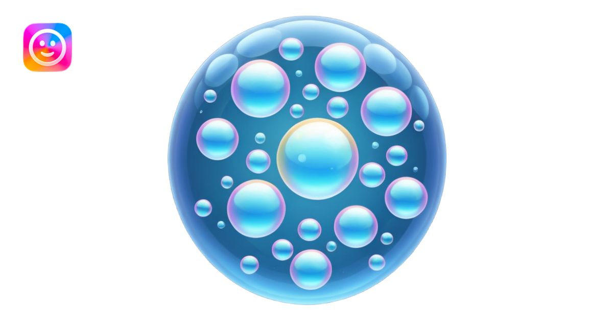 many bubbles emoji | AI Emoji Generator