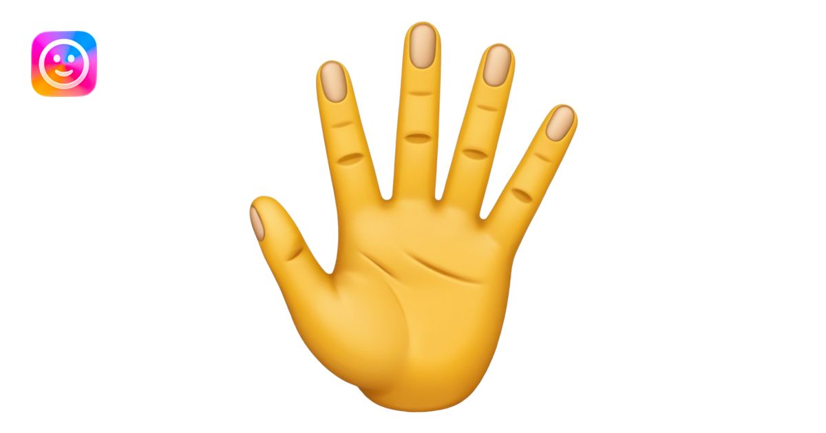 Mache Emojis mit einer Hand die drei Finger zeigt emoji | AI Emoji ...