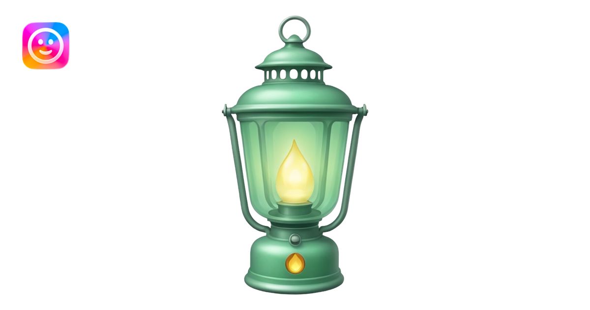 Ghost Light Lantern emoji | AI Emoji Generator