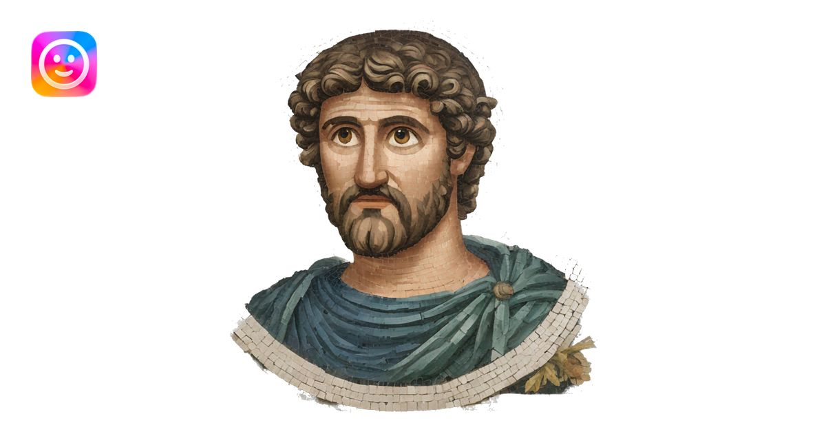 Flavius Belisarius ravenna mosaic emoji | AI Emoji Generator