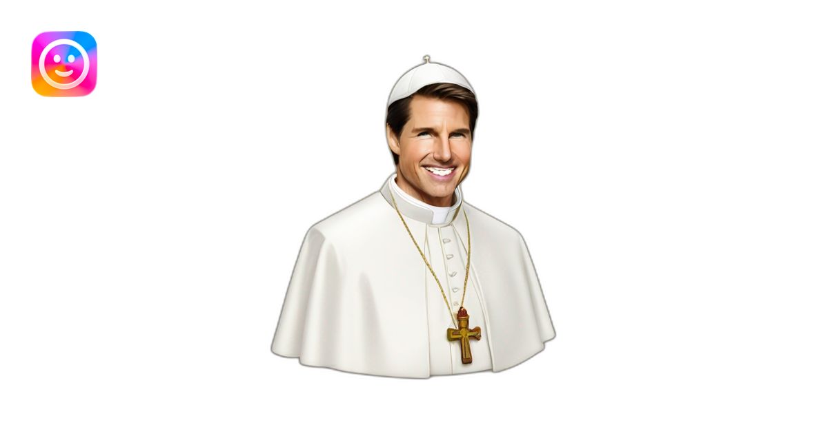 tom cruise as pope emoji | AI Emoji Generator