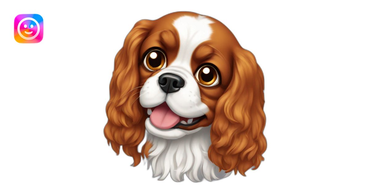 King Charles cavalier crying emoji | AI Emoji Generator