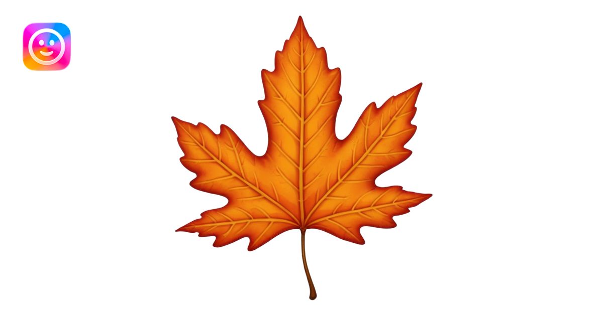 Fall leaf emoji | AI Emoji Generator
