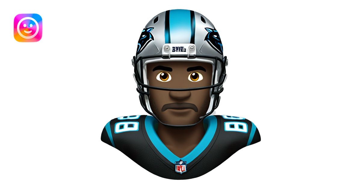 Carolina panther NFL emoji | AI Emoji Generator