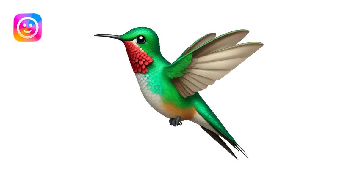 Hummingbird emoji | AI Emoji Generator