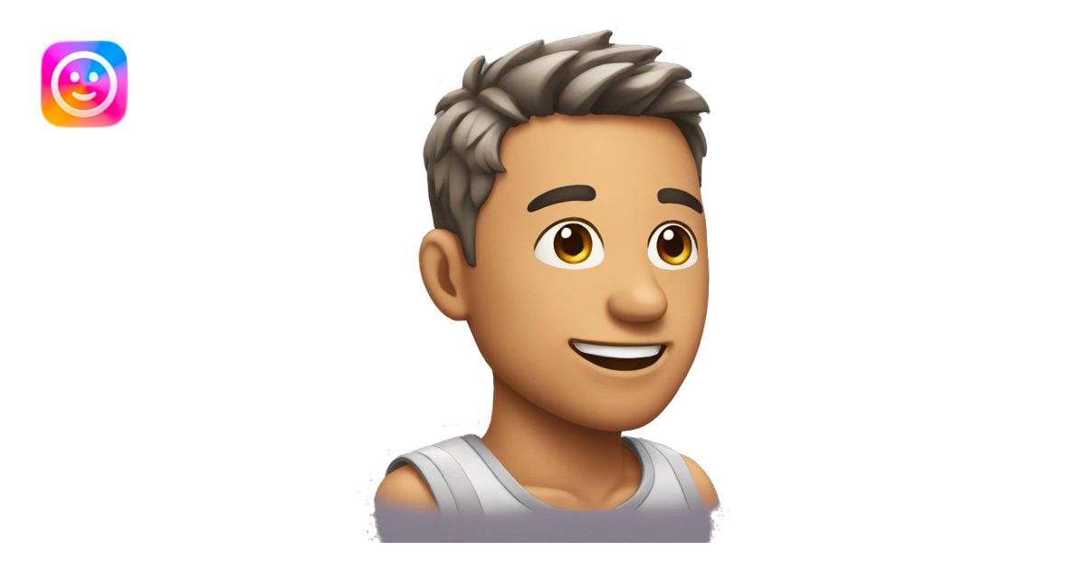 guy blushing emoji | AI Emoji Generator
