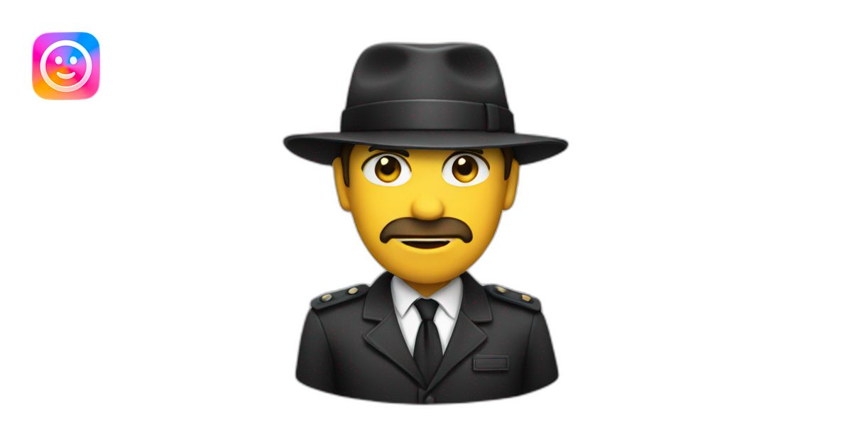 spy emoji | AI Emoji Generator