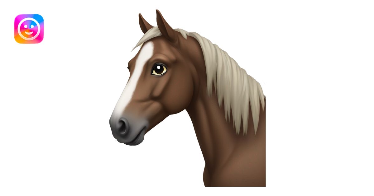 Horse emoji | AI Emoji Generator