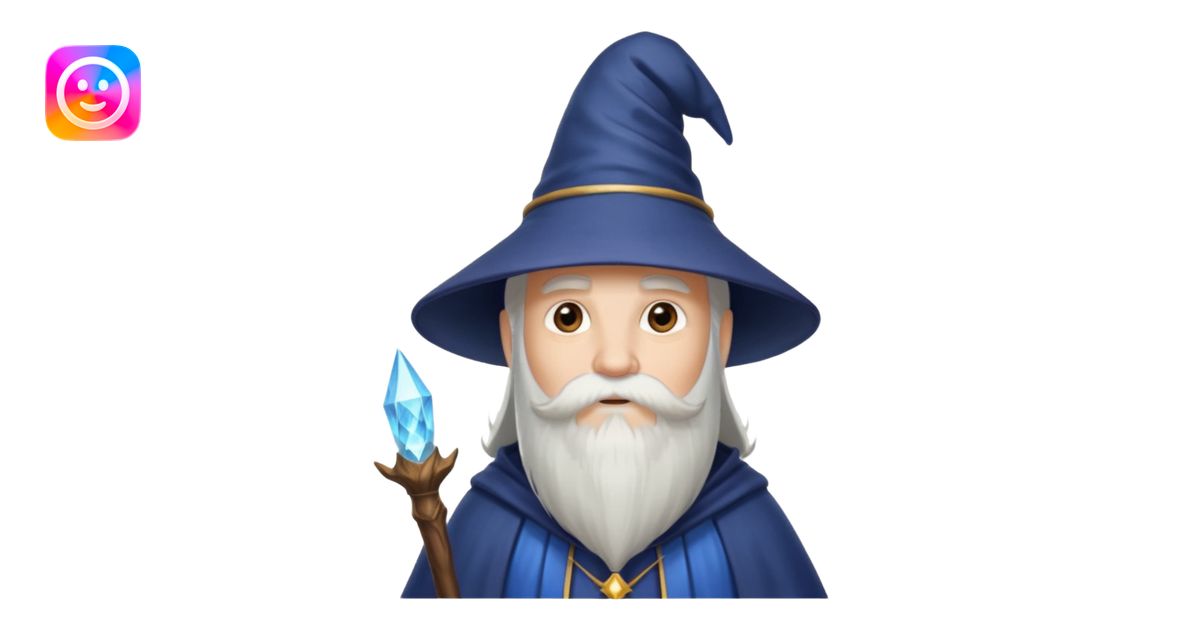 magical wizard emoji | AI Emoji Generator