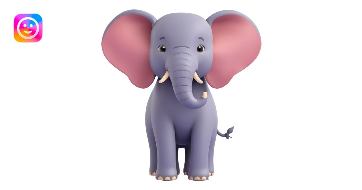 Elephant emoji | AI Emoji Generator