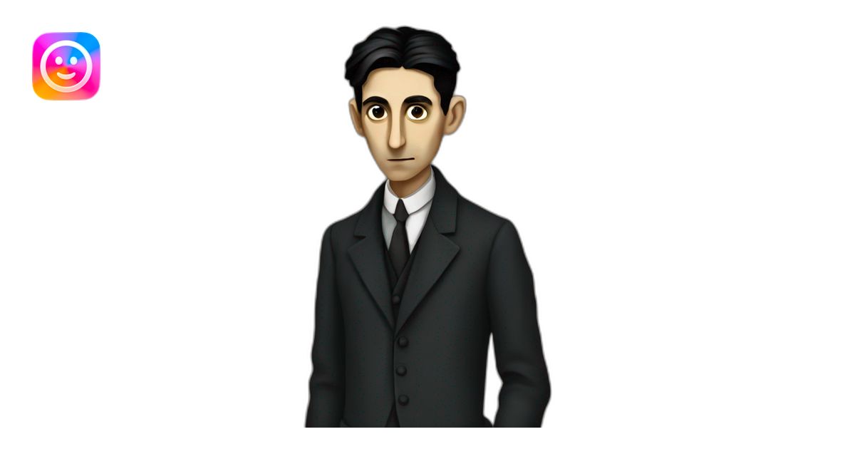 Franz Kafka emoji | AI Emoji Generator