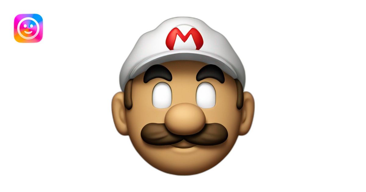 stoned mario emoji | AI Emoji Generator