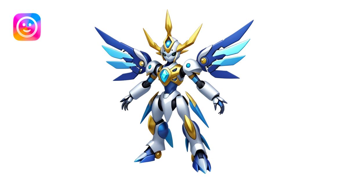 Shiny Futuristic Mechanical Glossy Celestial Godly Divine Metal-Fakemon ...