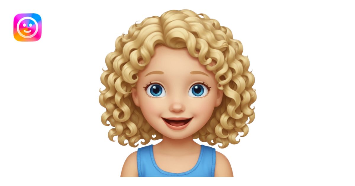 Cutest little girl with curly blonde hair, dimple in right cheek, blue ...