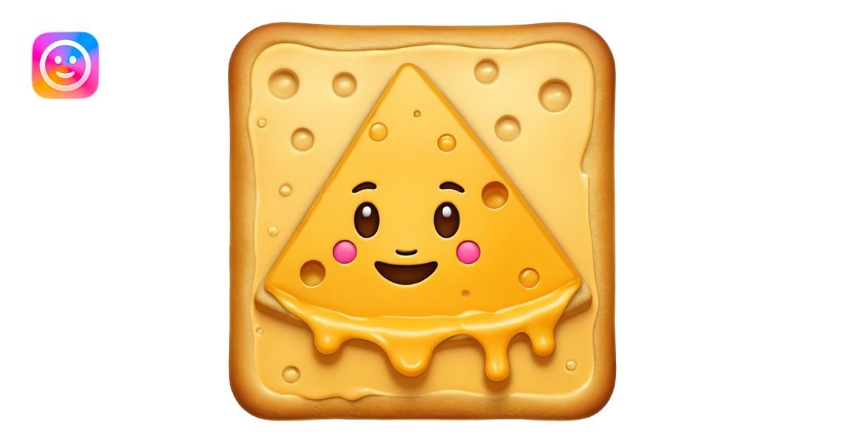 Nacho im Emoji style emoji | AI Emoji Generator