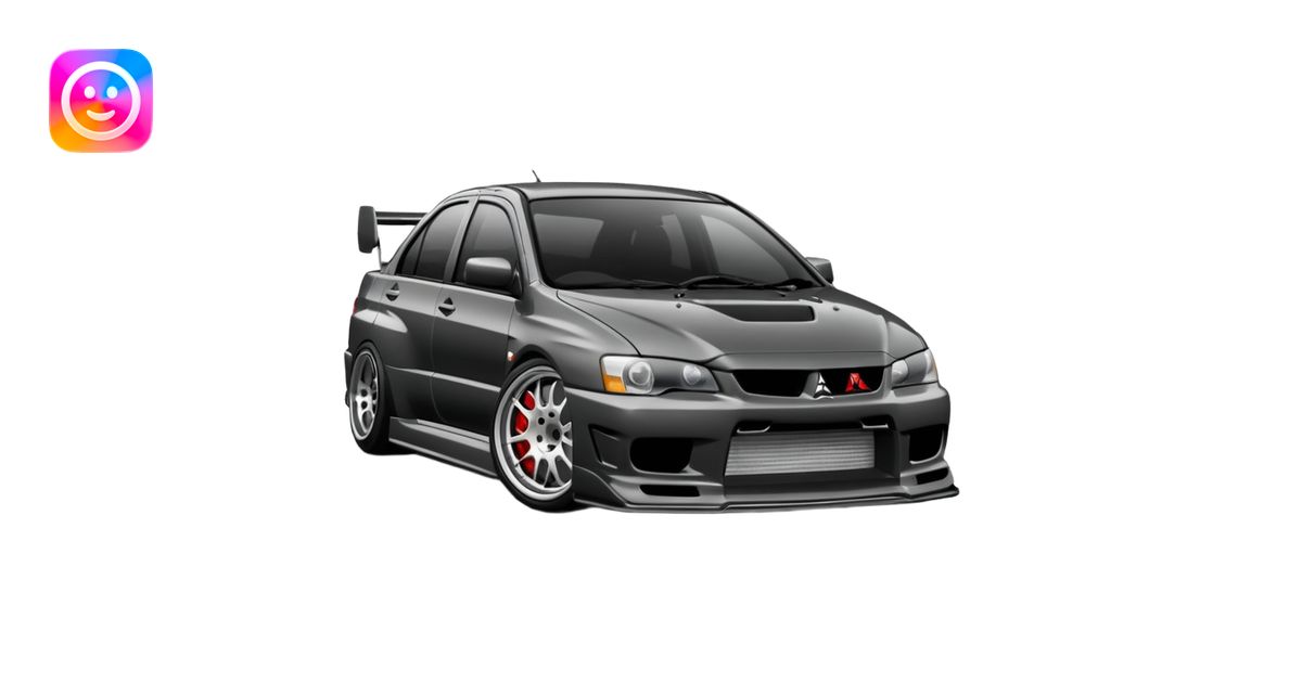 mitsubishi lancer evo stanced emoji | AI Emoji Generator