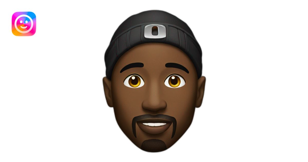 tupac emoji | AI Emoji Generator