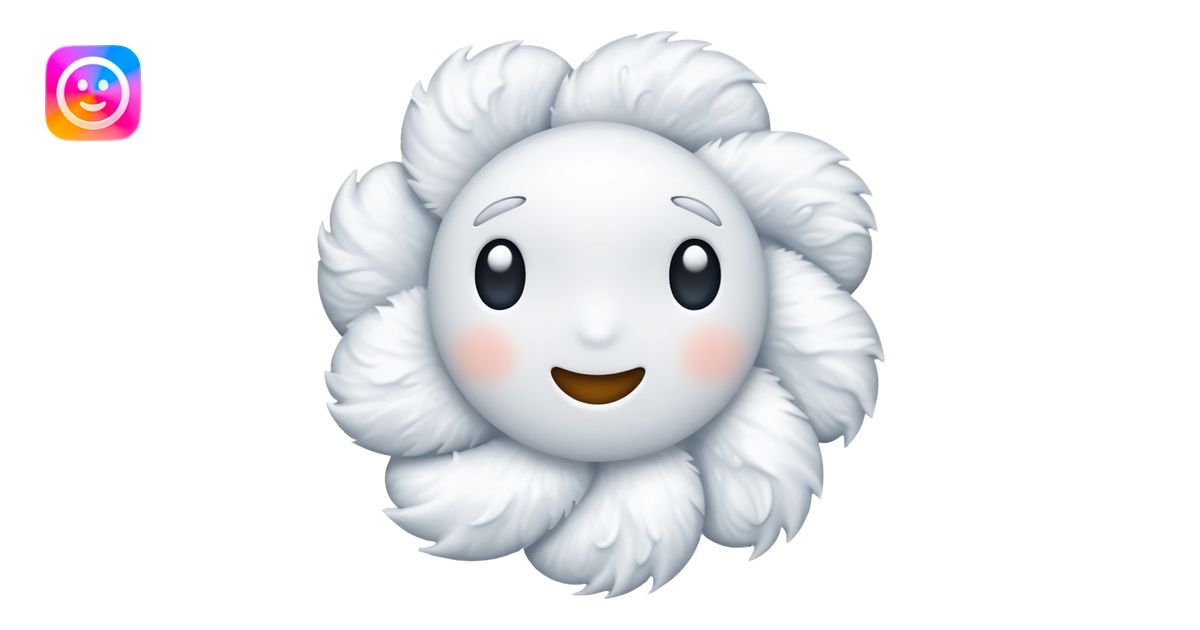 snow swirl emoji | AI Emoji Generator