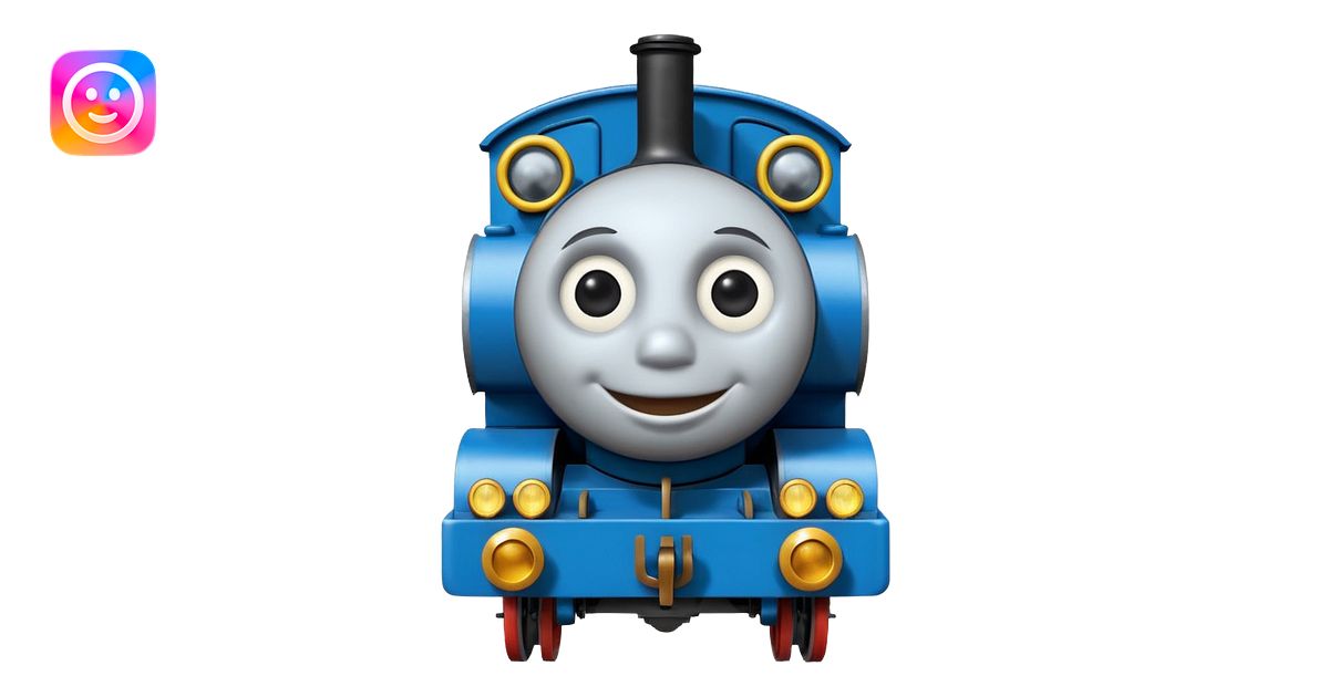 Thomas the tank engine emoji | AI Emoji Generator