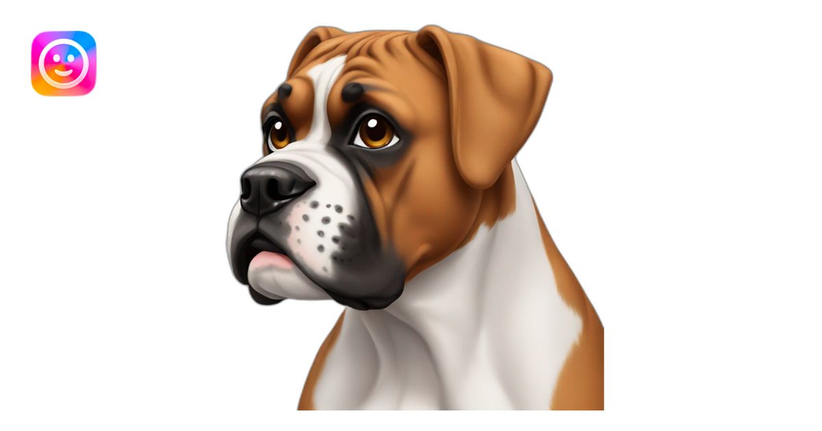 boxer dog emoji | AI Emoji Generator