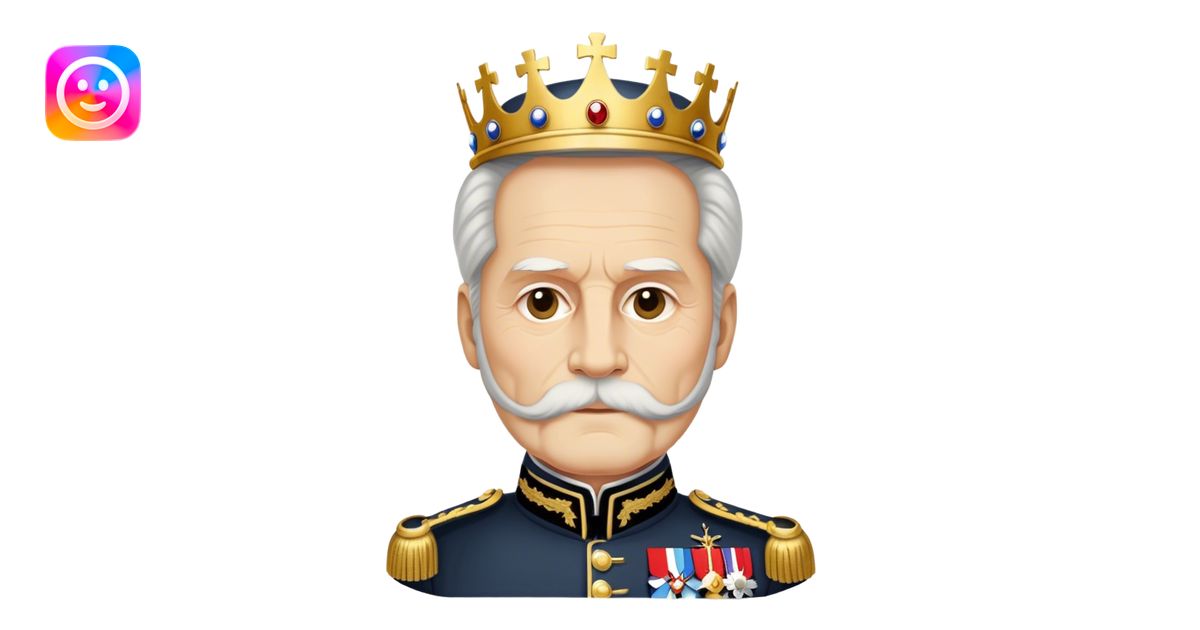 Kaiser Franz Joseph the Austrian Emperor emoji | AI Emoji Generator