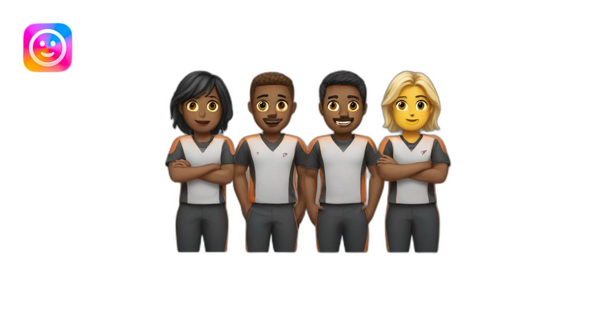 A team emoji | AI Emoji Generator