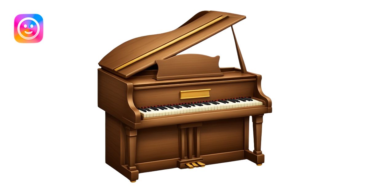 wooden piano emoji | AI Emoji Generator