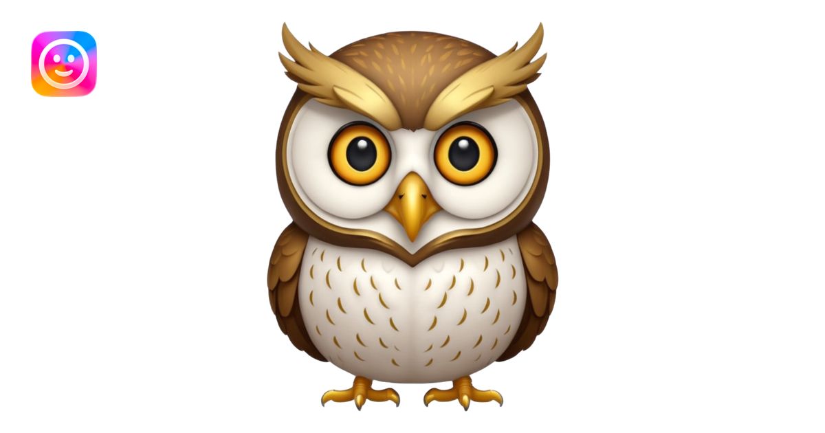 OVO owl emoji | AI Emoji Generator