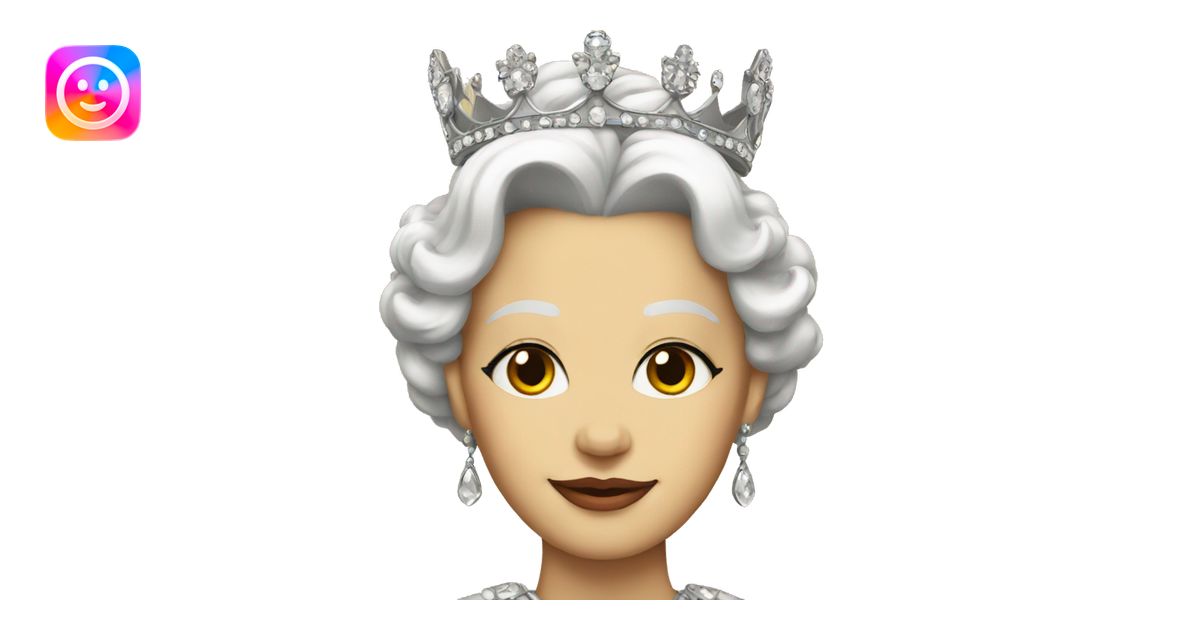Queen portrait emoji | AI Emoji Generator
