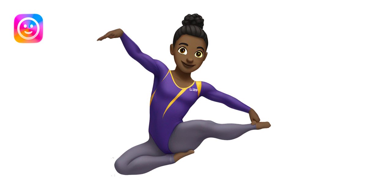 LSU gymnastics emoji | AI Emoji Generator