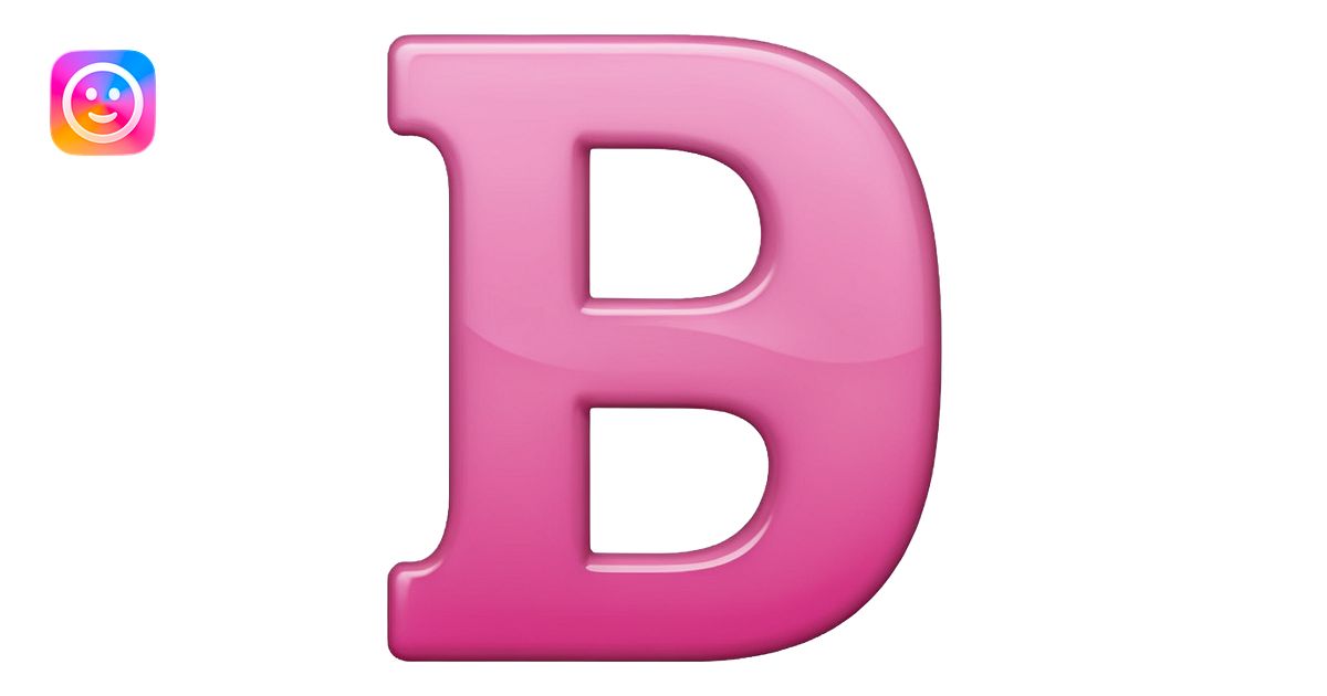 pink letter p emoji | AI Emoji Generator