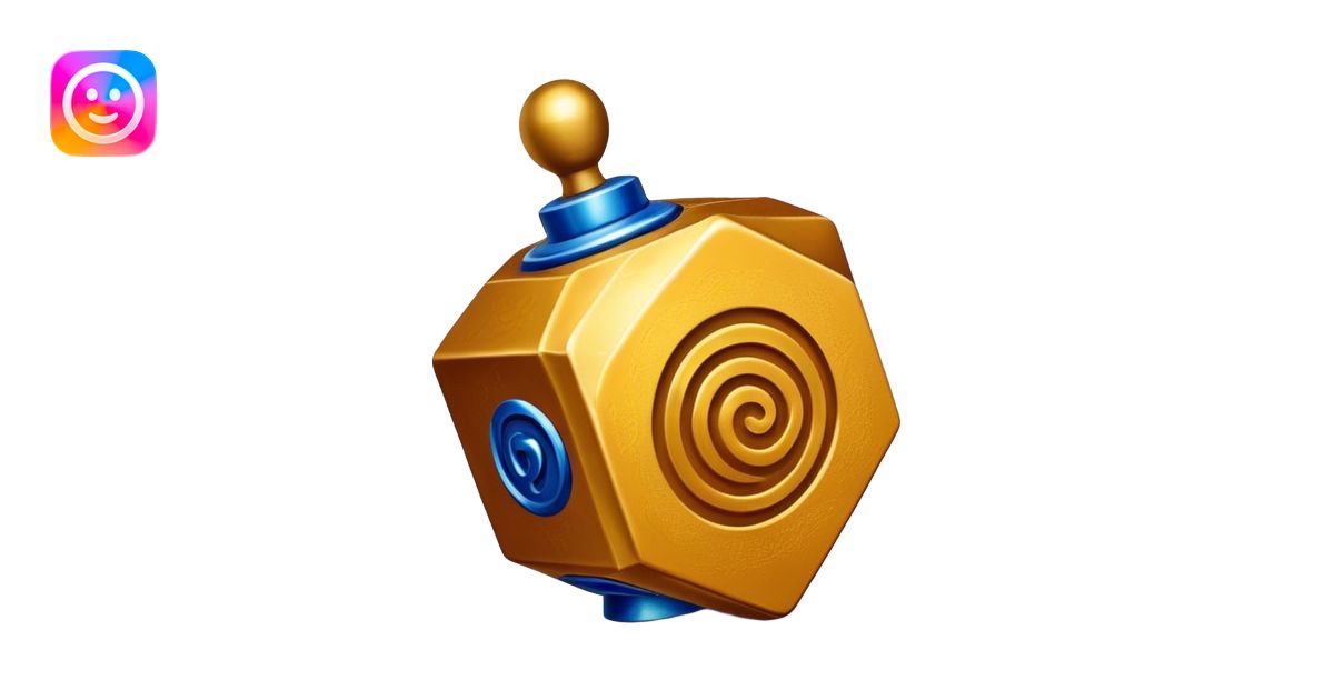 Dizzy dreidel emoji | AI Emoji Generator