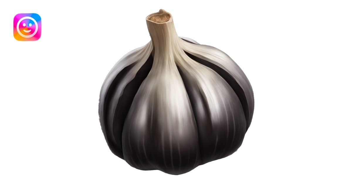 black garlic emoji | AI Emoji Generator