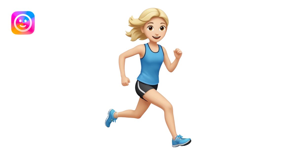 run behind girl emoji | AI Emoji Generator