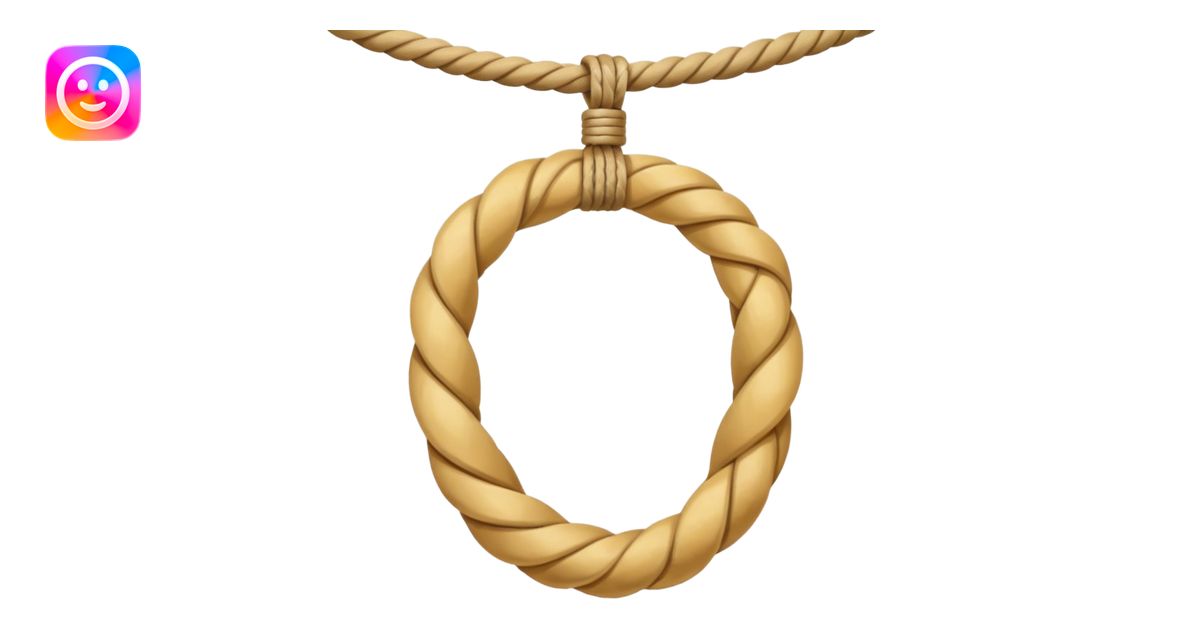 rope tied to the ceiling emoji | AI Emoji Generator