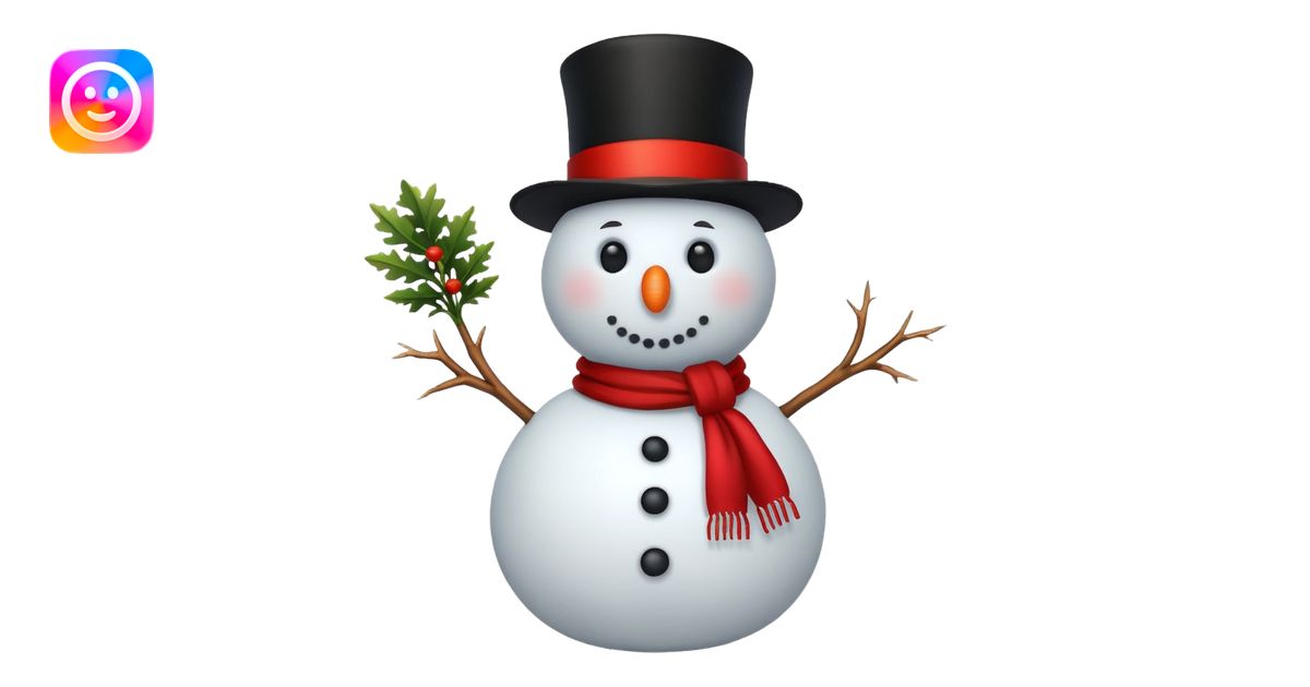 SNOWMAN emoji | AI Emoji Generator