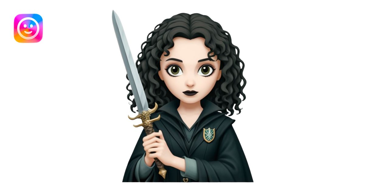 Bellatrix lestrange dagger Emoji Hogwarts emoji | AI Emoji Generator