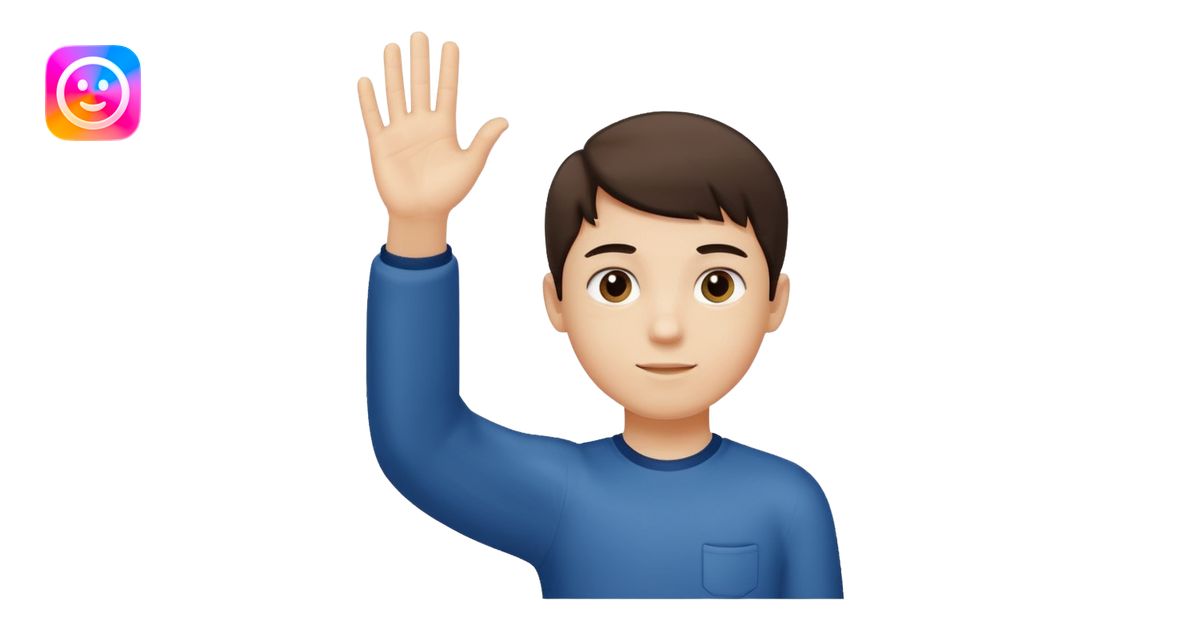 Boy his hand up on the right hand there is number 6 and the left hand ...