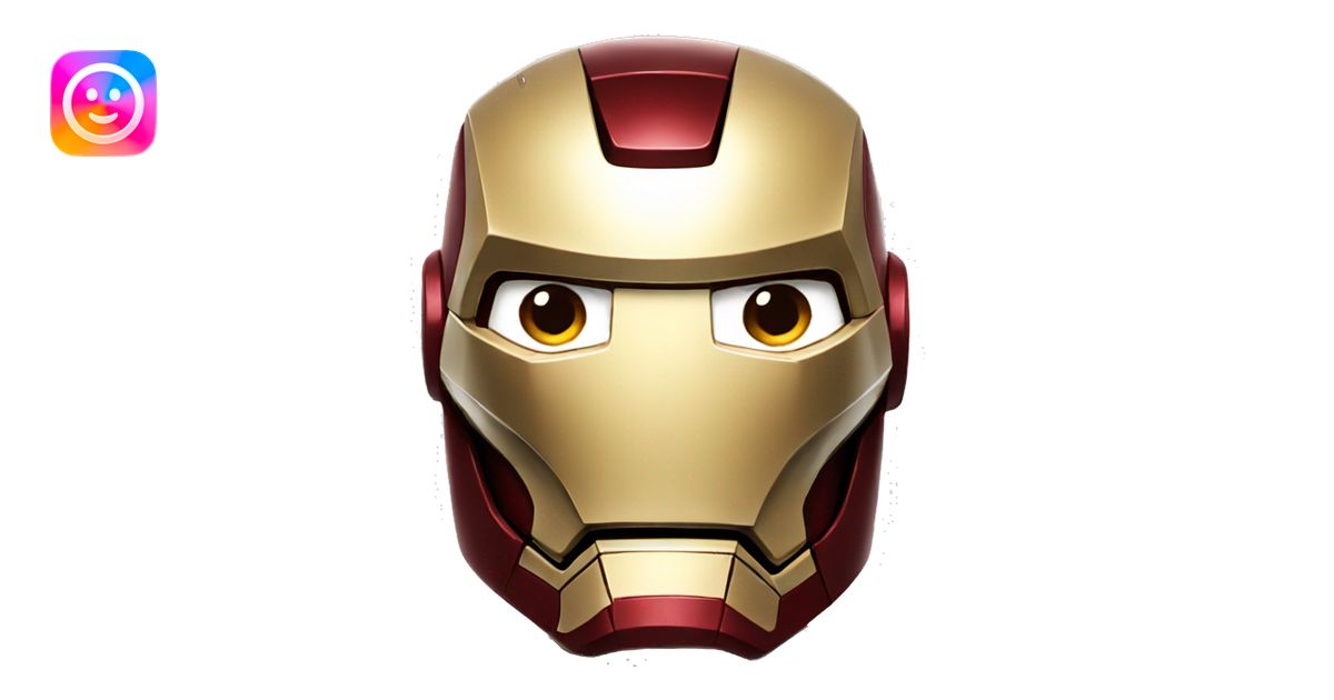Iron man emoji | AI Emoji Generator